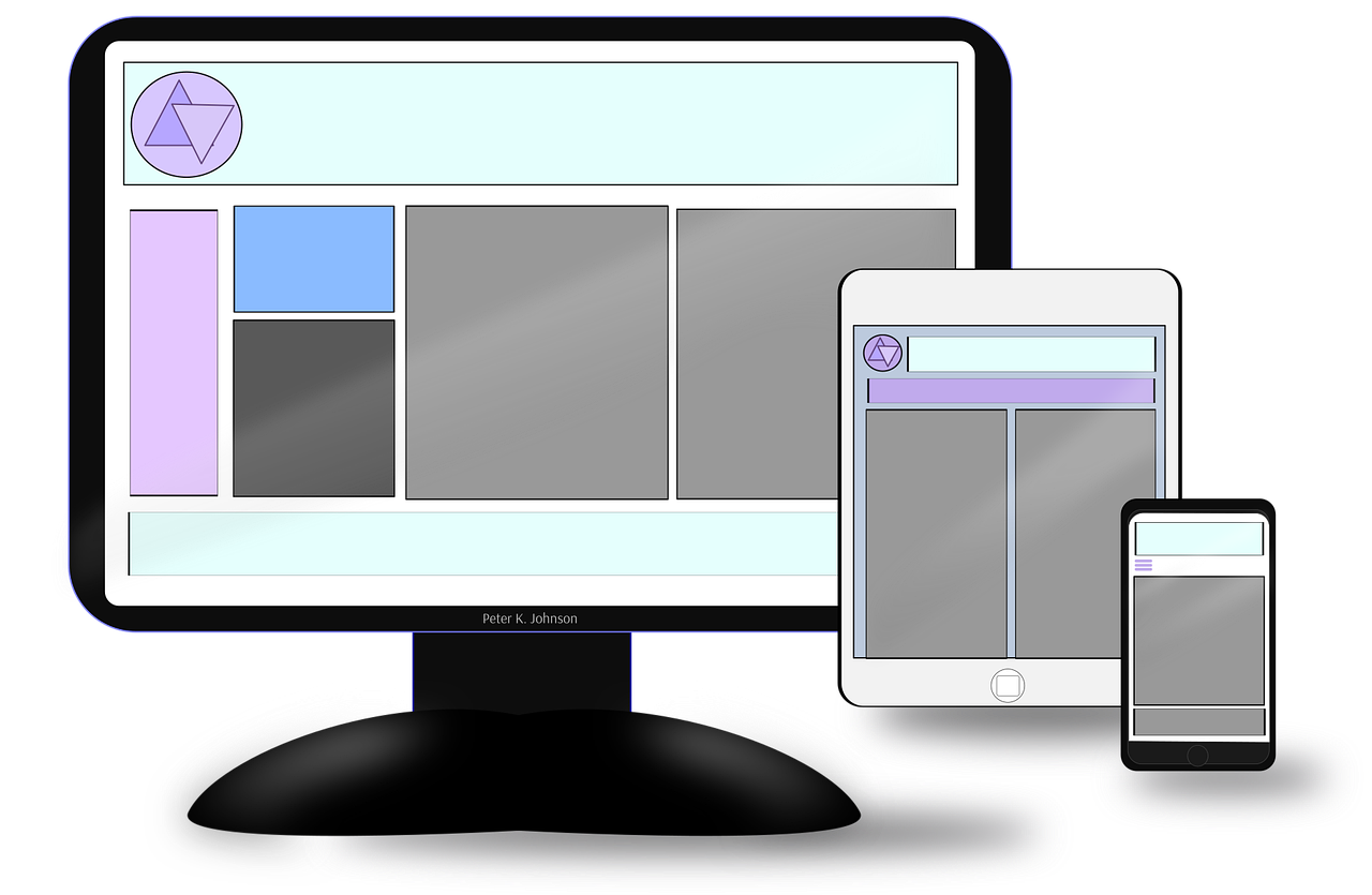 Memantau Tampilan Layar Responsif - Gambar vektor gratis di Pixabay