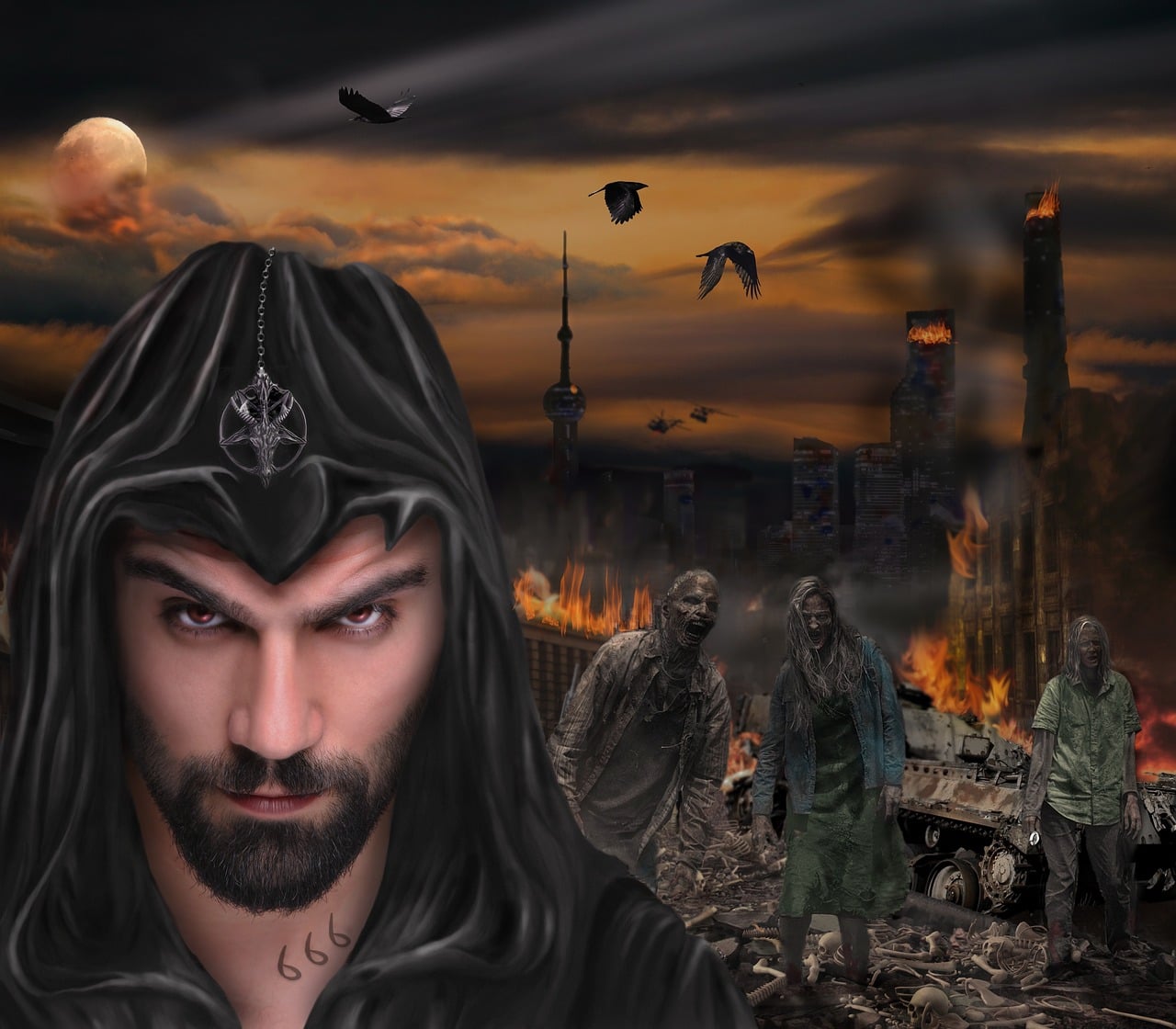 Download Satan, Fantasy, Apocalypse. Royalty-Free Stock Illustration ...