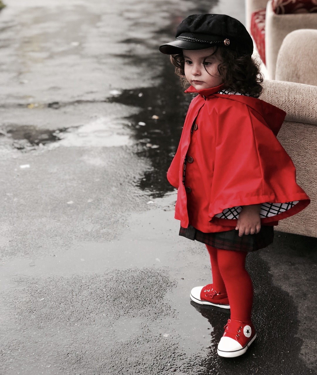 Daughter Red Rain - Free photo on Pixabay
