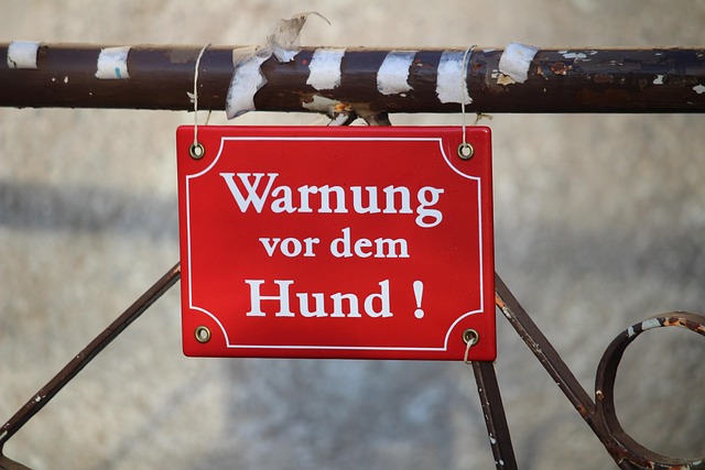 Dog Warning Sign - Free photo on Pixabay