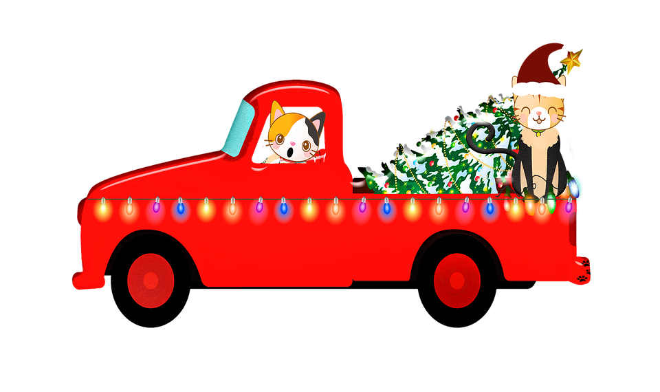 Christmas Truck Tree - Free image on Pixabay