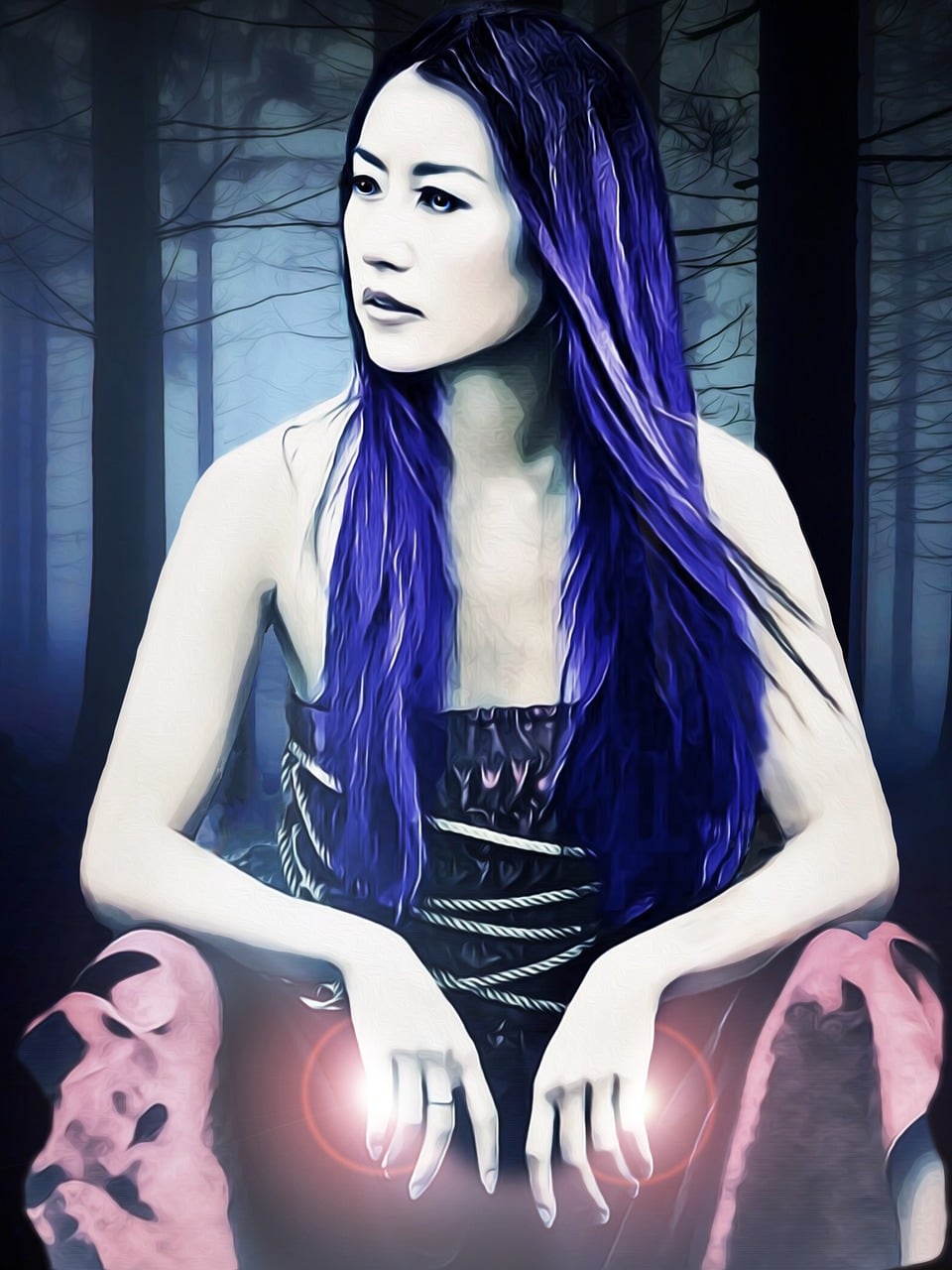 Download Reiki, Healing, Woman. Royalty-Free Stock Illustration Image ...