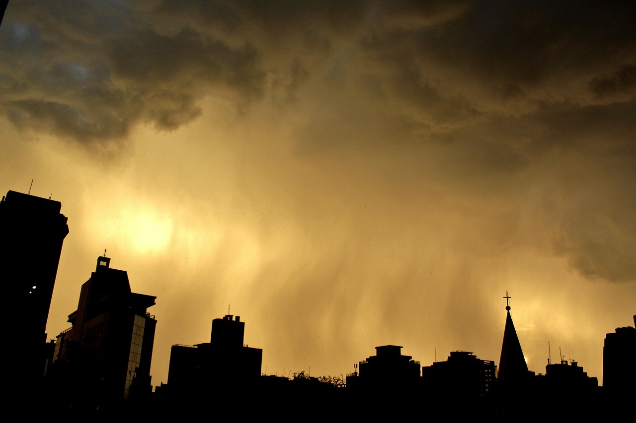 Ciudad Puesta De Sol Lluvia - Foto gratis en Pixabay - Pixabay