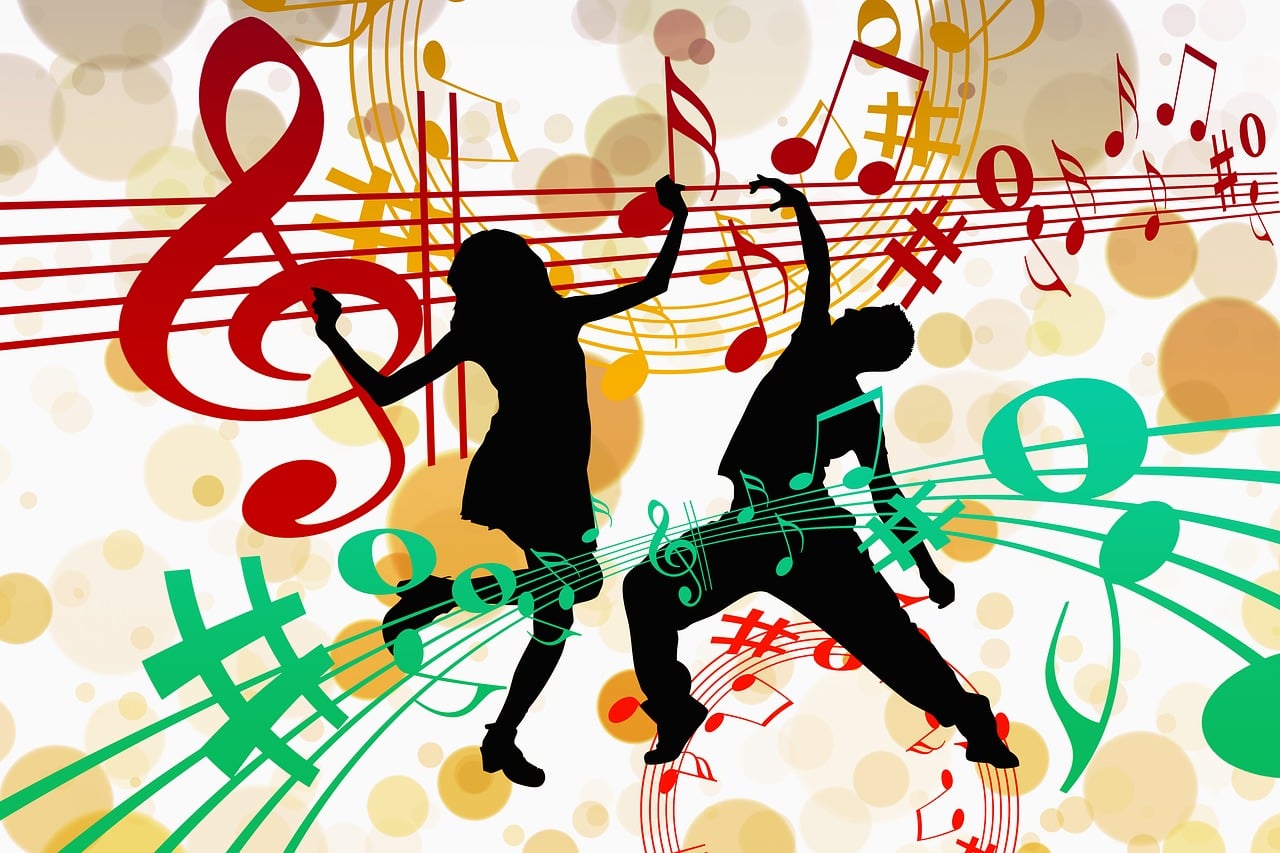 Tanzen Noten Party - Kostenloses Bild auf Pixabay