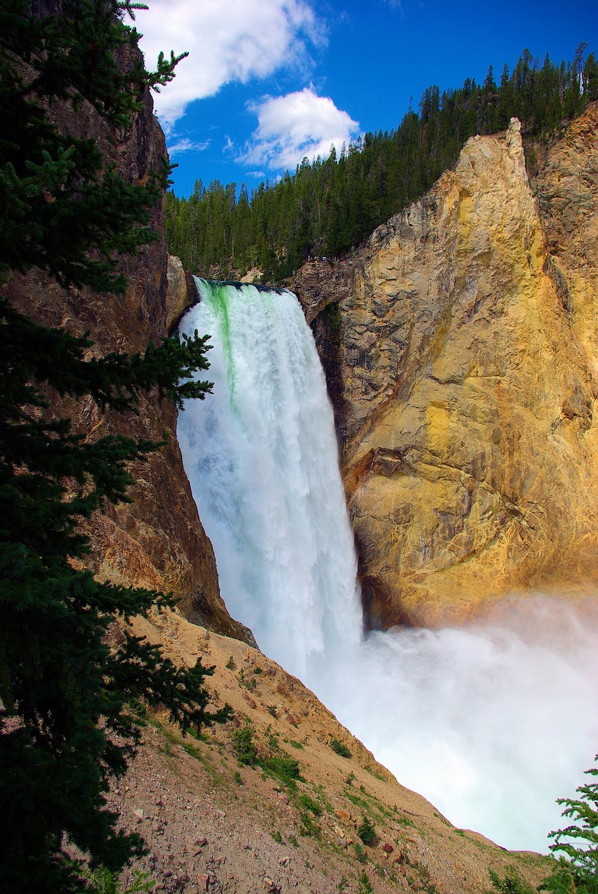 Lower Falls Of The Yellowstone - Free photo on Pixabay - Pixabay
