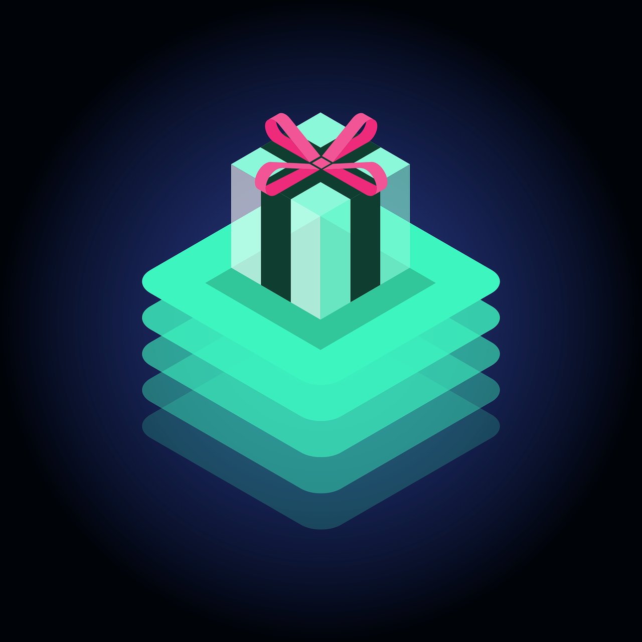Download Layered Gift For Special Occasion, Vector Illustration, Vector ...