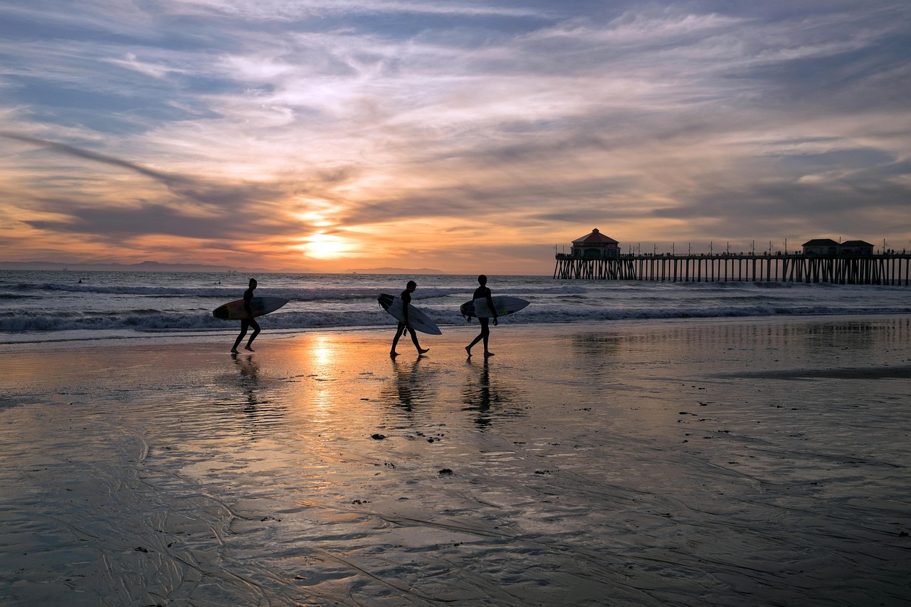 Surfer Huntington Beach - Free photo on Pixabay