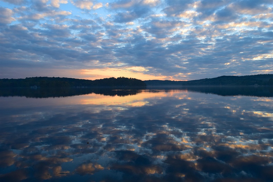 Lake Sunset Landscape - Free photo on Pixabay