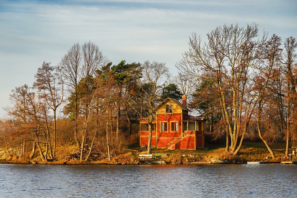 Cottage Lake Red - Free photo on Pixabay