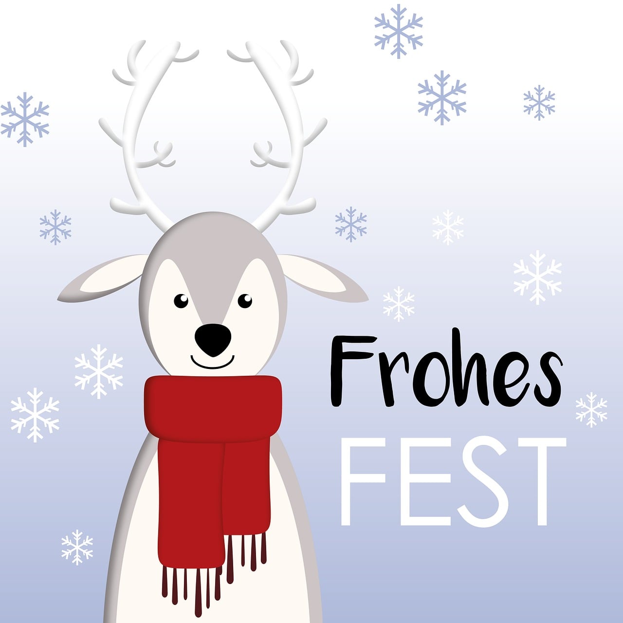Hirsch Weihnachten Frohes Fest - Kostenloses Bild auf Pixabay - Pixabay