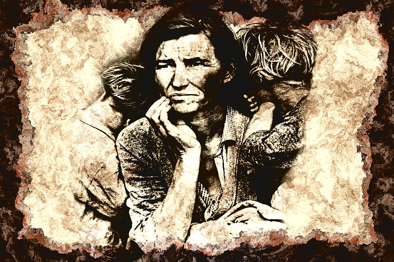 Download Woman, Children, Fate. Royalty-Free Stock Illustration Image ...
