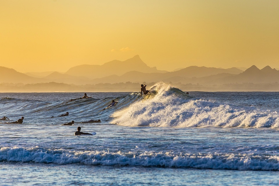 Surfing Surfer Sea Free Photo On Pixabay