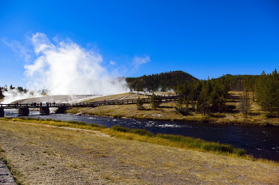 Bridge Over Firehole River Thermal - Free photo on Pixabay - Pixabay