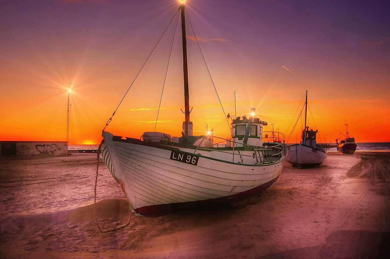 Båtar Solnedgång Hav - Gratis foto på Pixabay - Pixabay