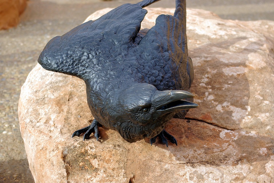 Arches Raven Sculpture Beak - Free photo on Pixabay