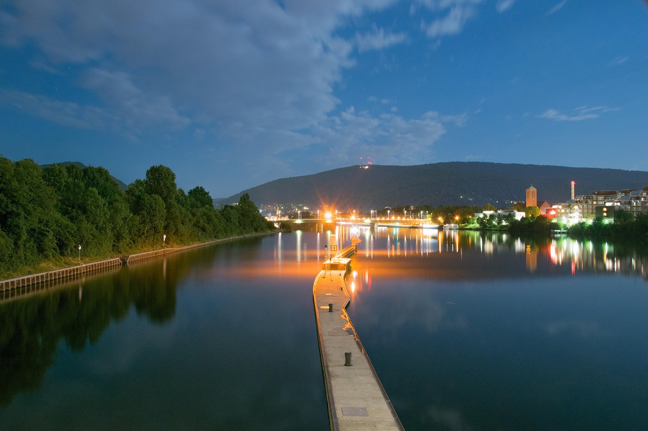 Heidelberg Night Reflexion - Free photo on Pixabay - Pixabay