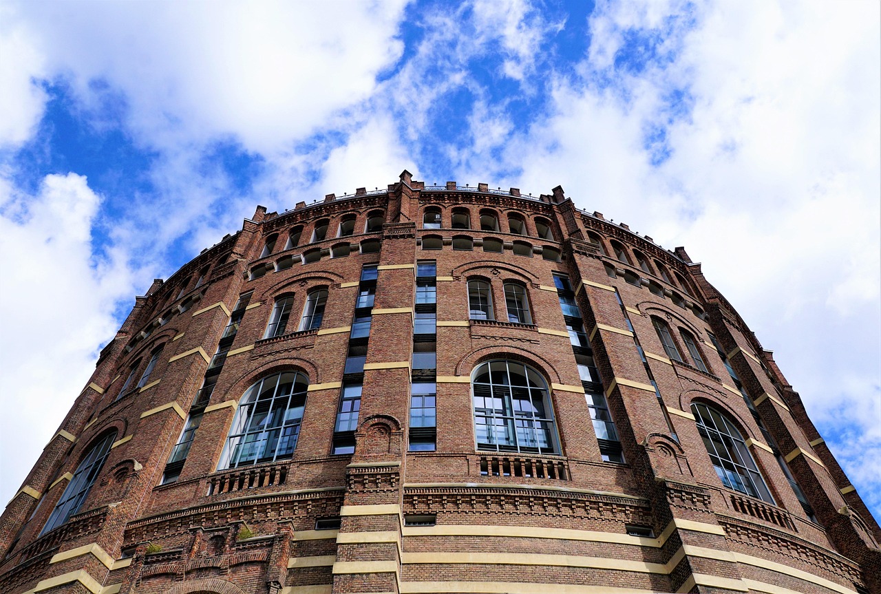 Gasometer Vienna Architecture - Free photo on Pixabay - Pixabay