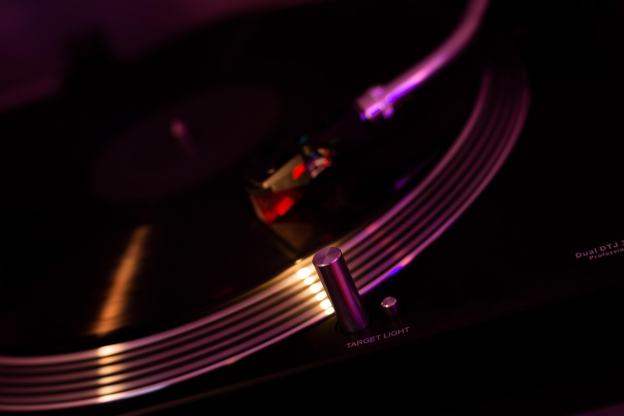 Vintage Turntable Wallpaper