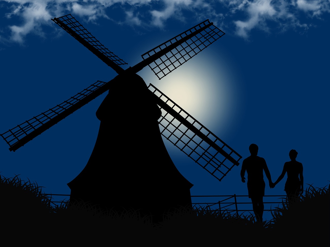 Romantic Night Couple - Free photo on Pixabay