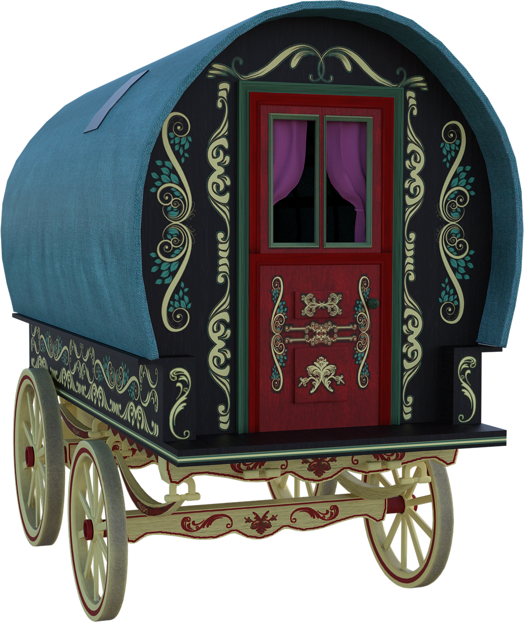 Download Gypsy Wagon Travel Royalty Free Stock Illustration Image Download Gypsy Wagon Travel Royalty Free Stock Illustration Image