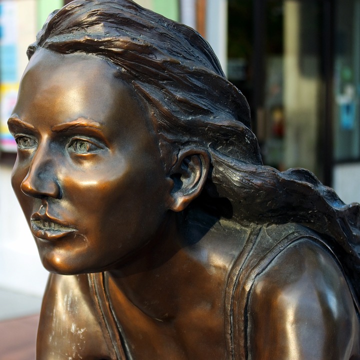 Freewheelin Bronze-Skulptur Jung - Kostenloses Foto auf Pixabay