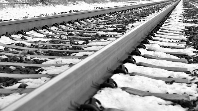 Railroad In Winter Snow Icy - Free photo on Pixabay