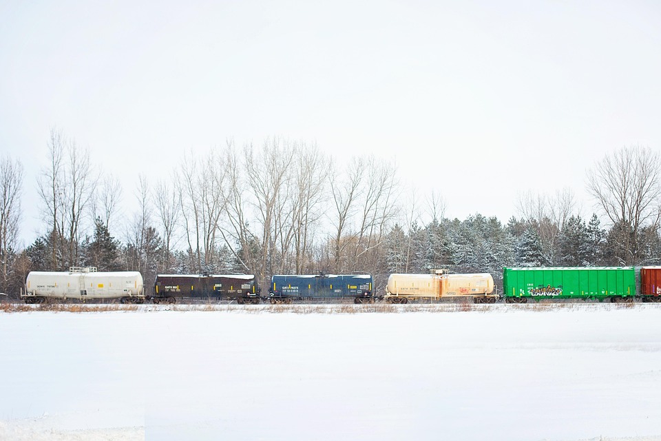Train Tracks Winter - Free photo on Pixabay