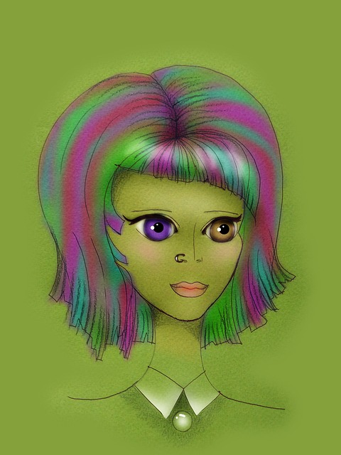 Download Freak, Multi-Colored Hair, Fashion. Royalty-Free Stock ...