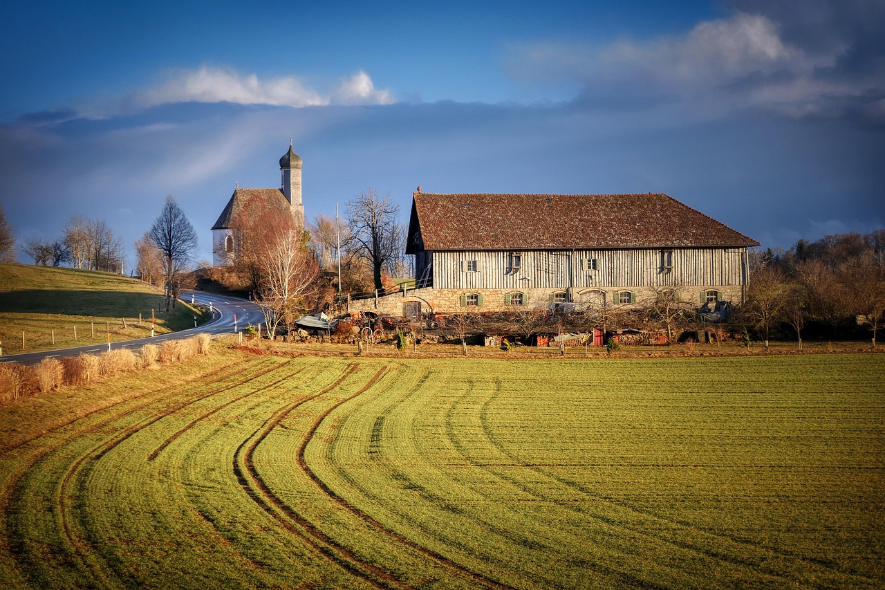 Church Barn Landscape - Free photo on Pixabay