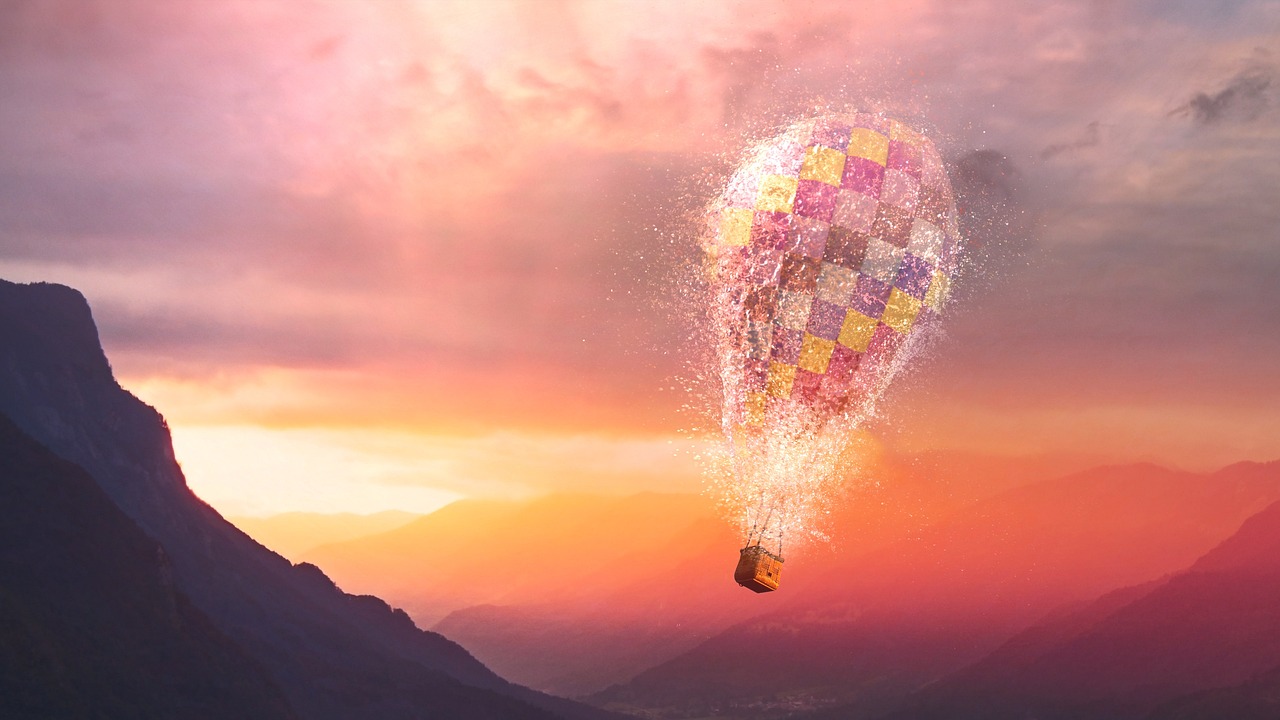 Hot Air Balloon Landscape - Free photo on Pixabay