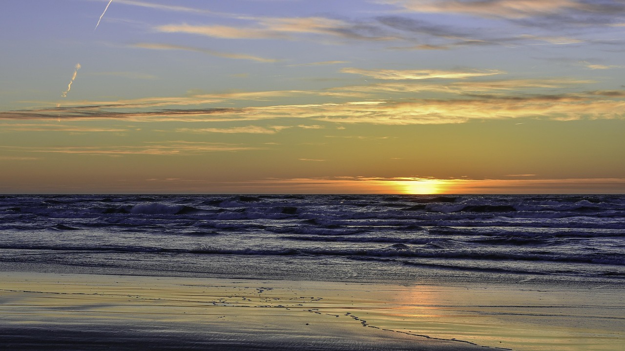 Pôr Do Sol Lituânia Praia Céu - Foto gratuita no Pixabay - Pixabay