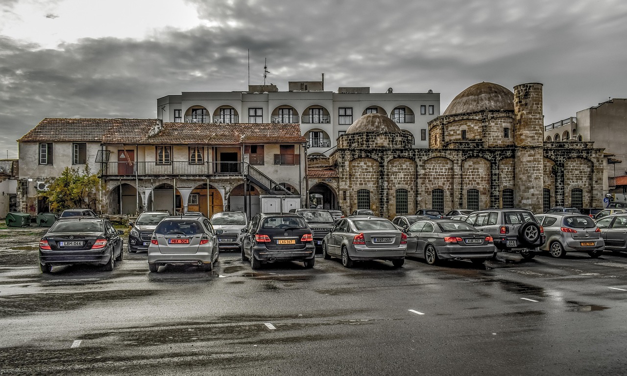 Parking Lot Old Buildings - Free photo on Pixabay