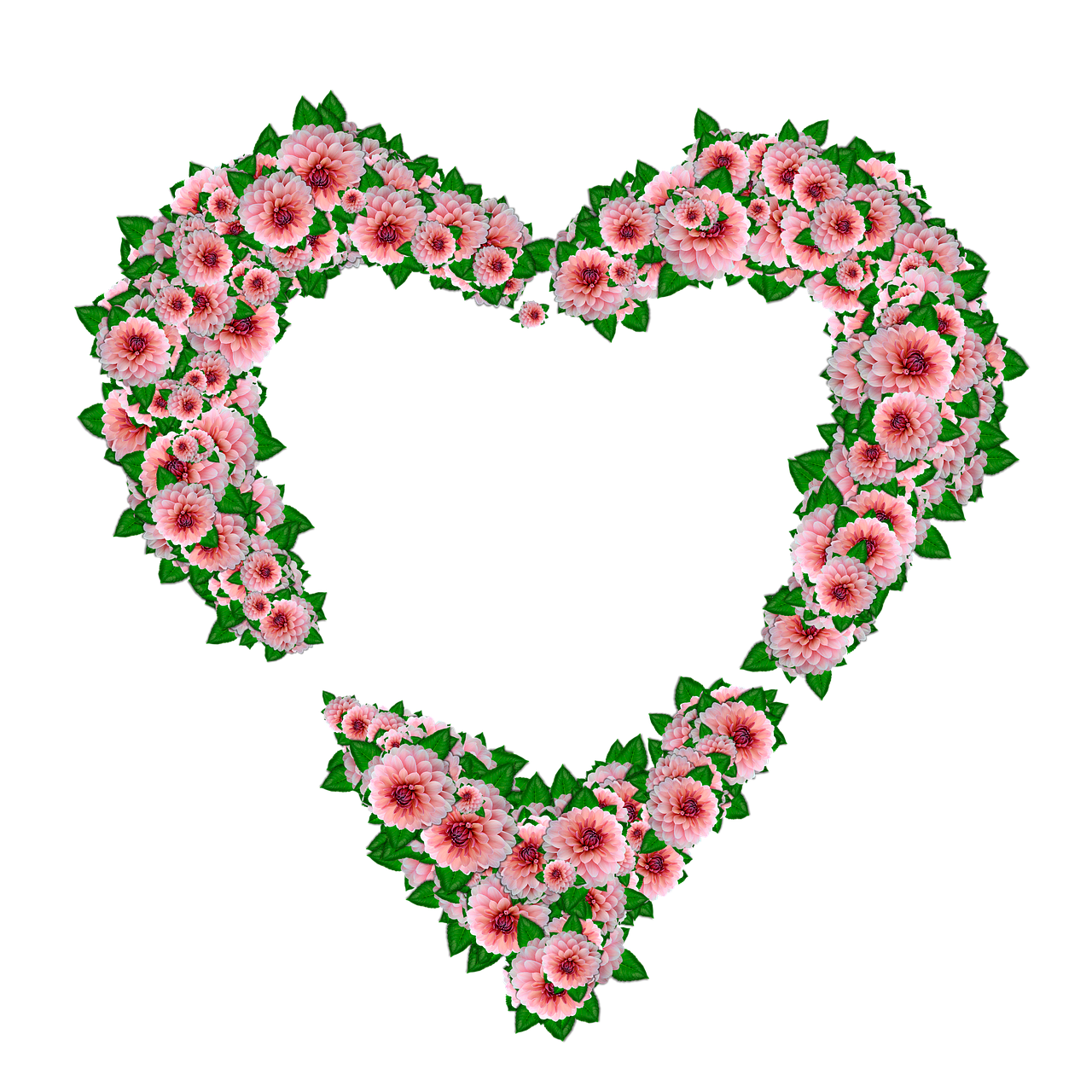Hjärta Dahlior Design - Gratis bilder på Pixabay - Pixabay