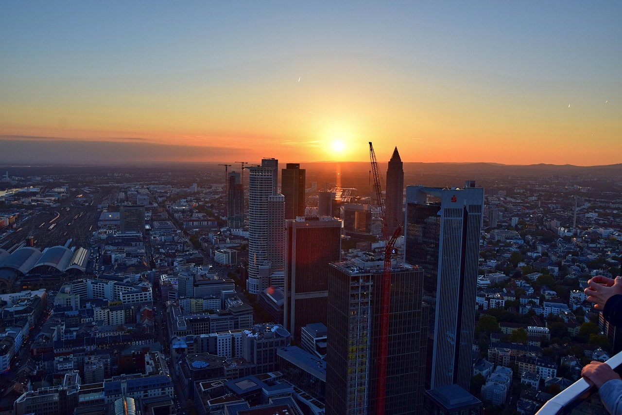 Frankfurt Menara Utama Pandangan - Foto gratis di Pixabay - Pixabay