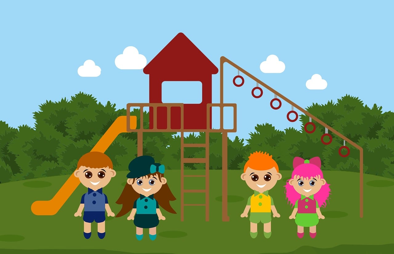 Download Kids, Park, Children. Royalty-Free Stock Illustration Image ...