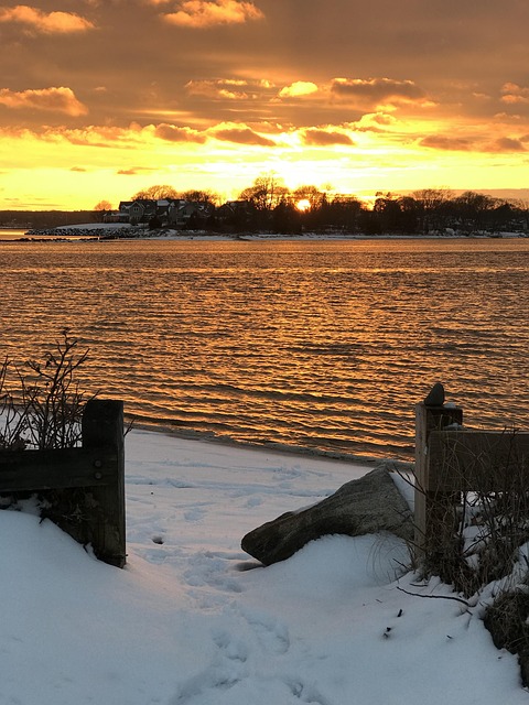Atardecer Playa Nieve - Foto gratis en Pixabay - Pixabay