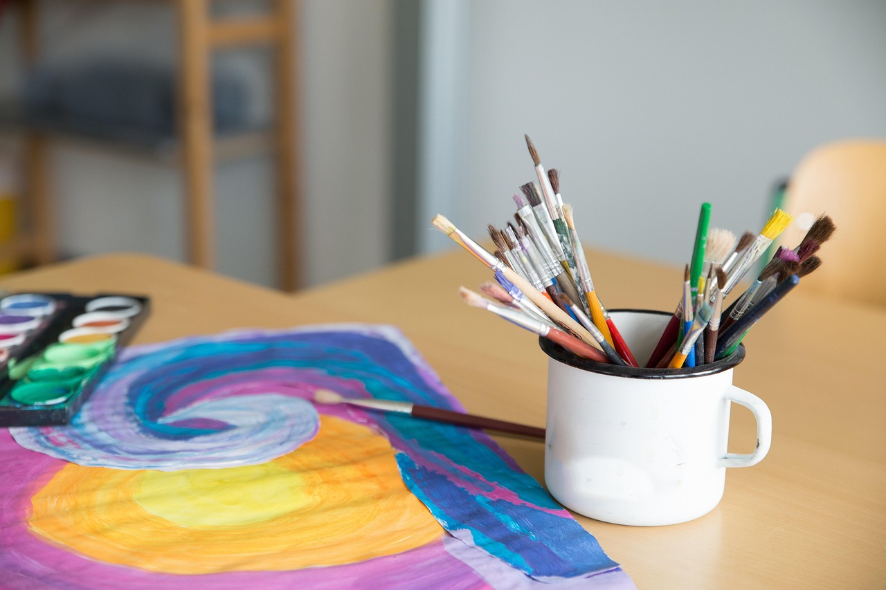 School To Paint Art Colored - Free photo on Pixabay