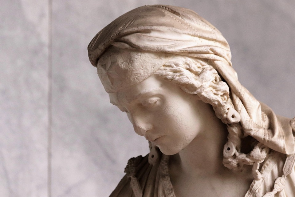 Woman White Stone Sculpture - Free photo on Pixabay