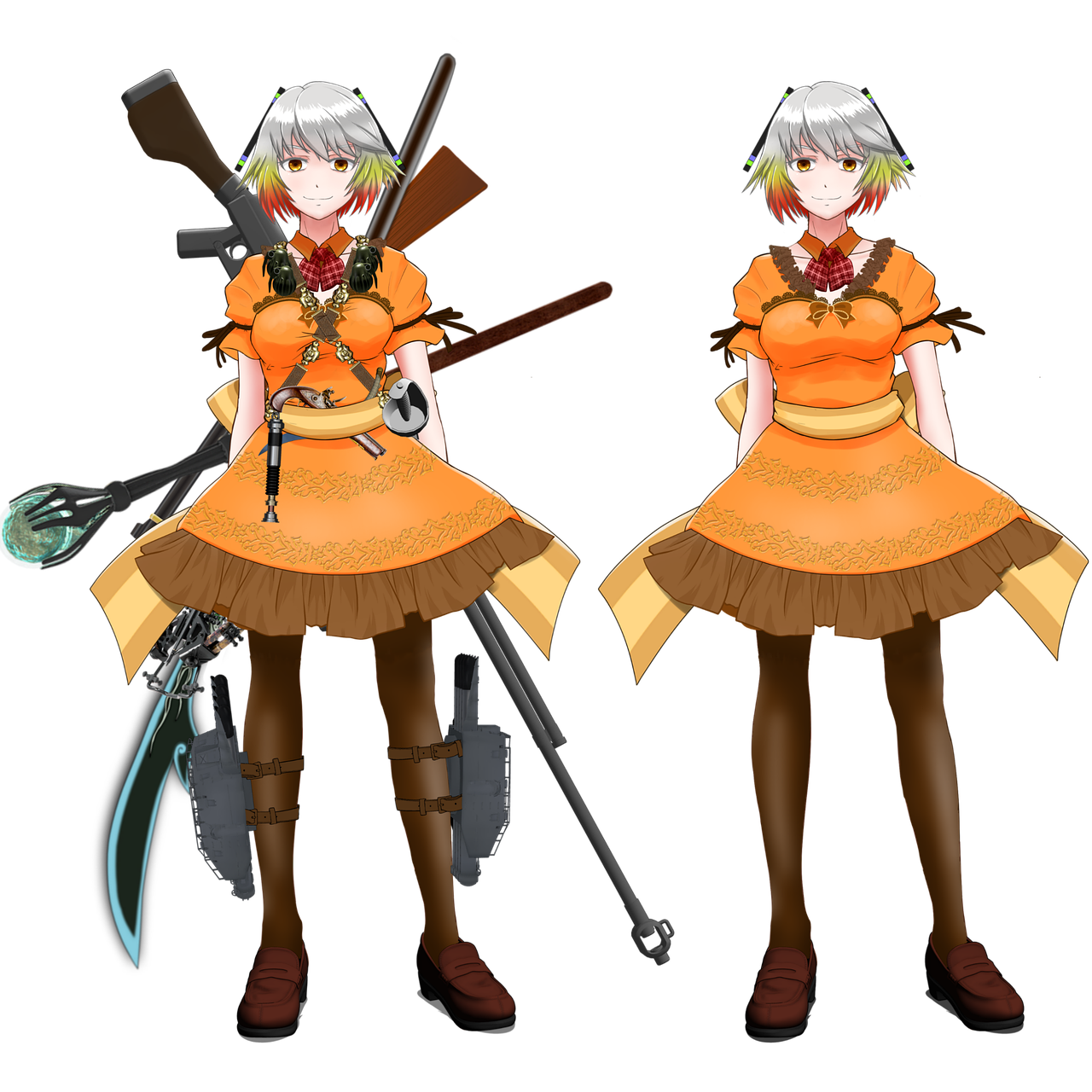 Download Women Girls Weapons Royalty Free Stock Illustration Image