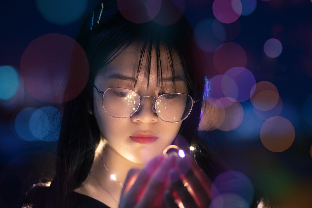 Girl Led Portrait - Free photo on Pixabay