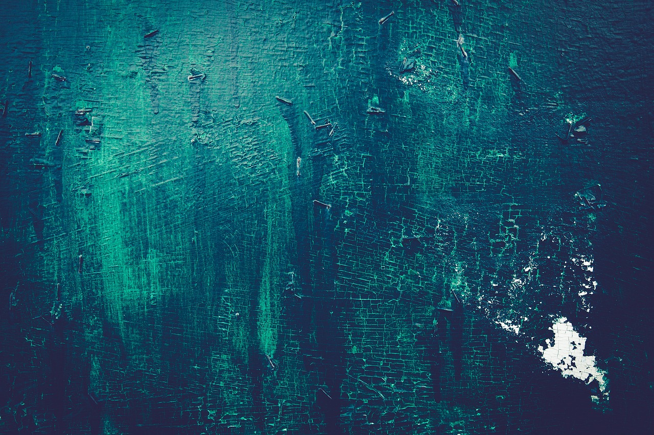 Dark Green Wood Texture