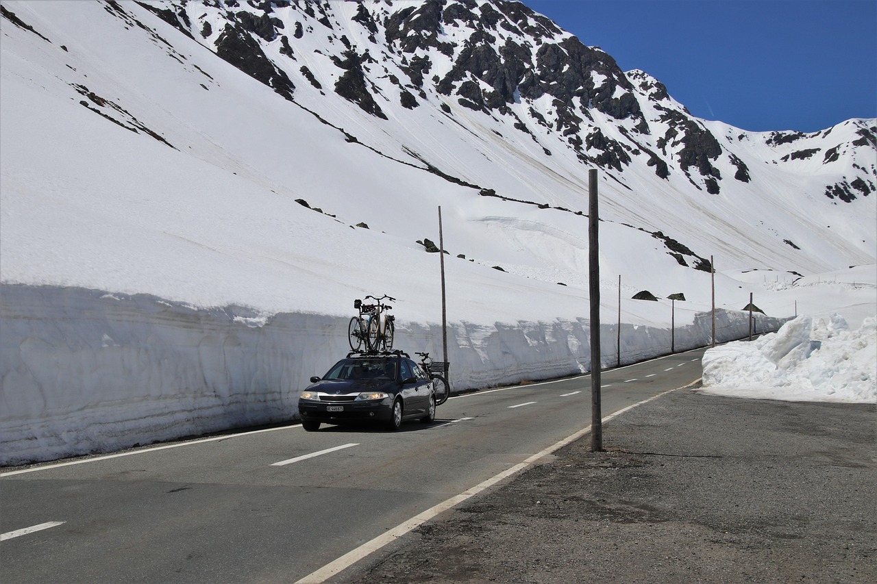 L'Accotement De La Route Les Alpes - Photo gratuite sur Pixabay