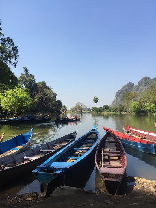 Boats Myanmar Fishing - Free photo on Pixabay - Pixabay