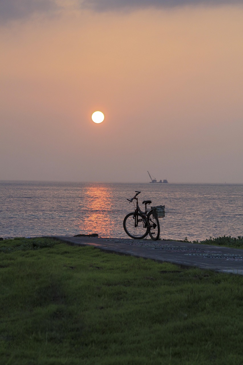 Coast Sunrise Bicycle - Free photo on Pixabay