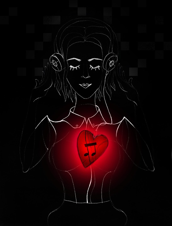 Download Music, Meloman, A Heart. Royalty-Free Stock Illustration Image ...