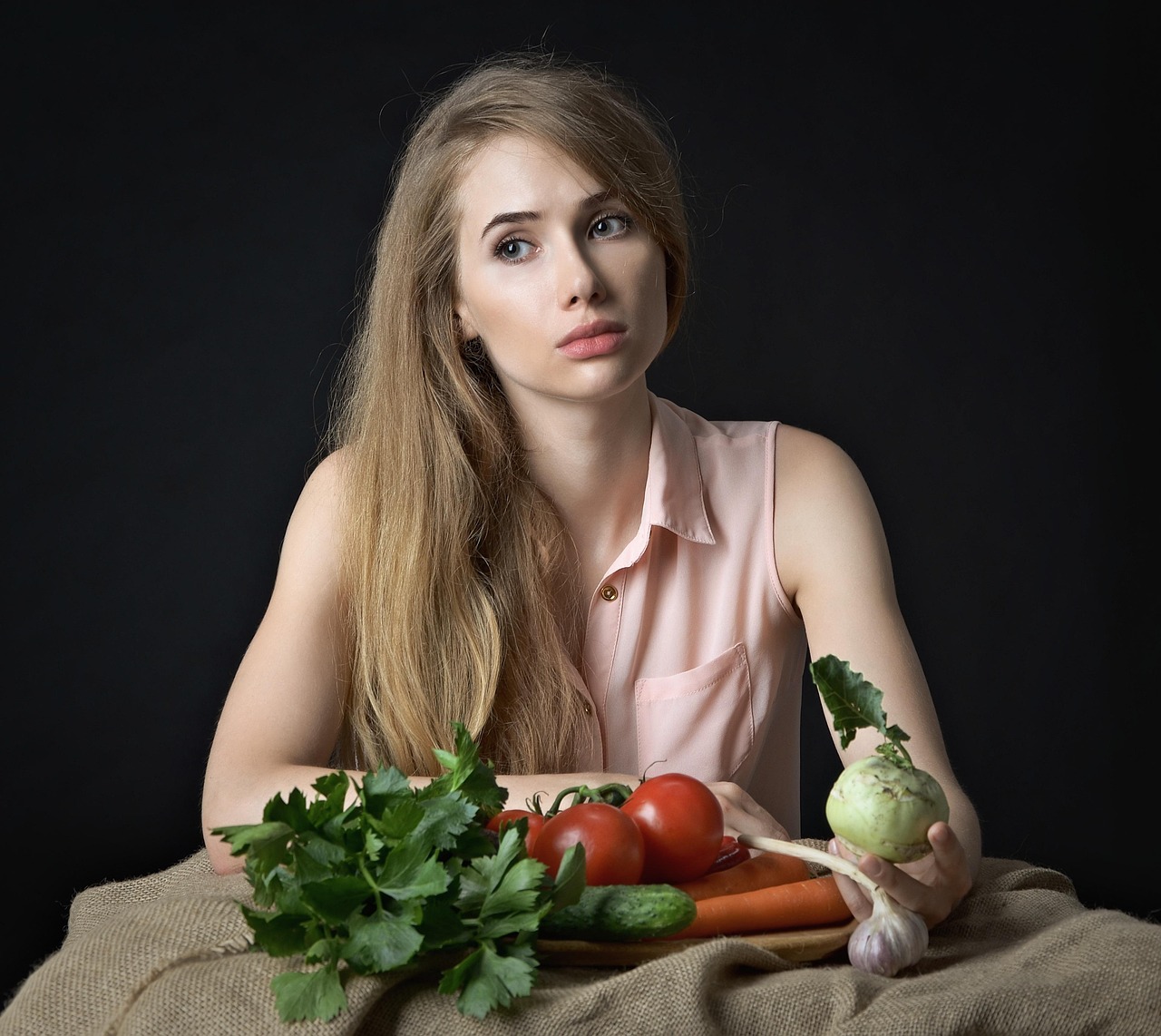 Girl Vegetables Health - Free photo on Pixabay - Pixabay