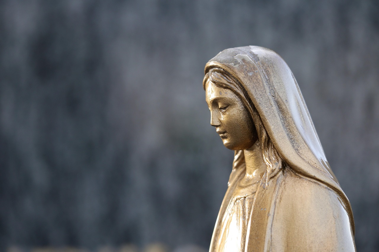 Golden Statue Figure Mary - Free photo on Pixabay - Pixabay