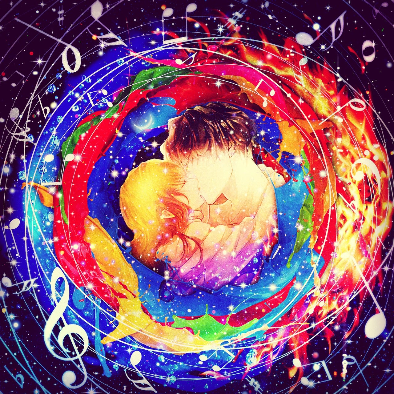 Love Kiss The Merger - Free image on Pixabay