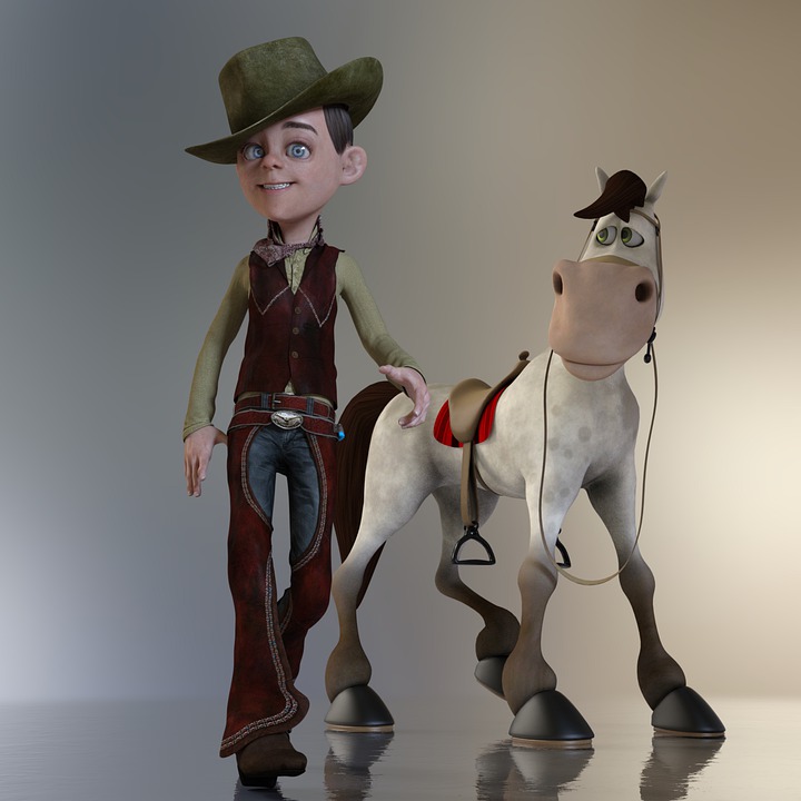 Download Cowboy, Horse, Toon. Royalty-Free Stock Illustration Image ...