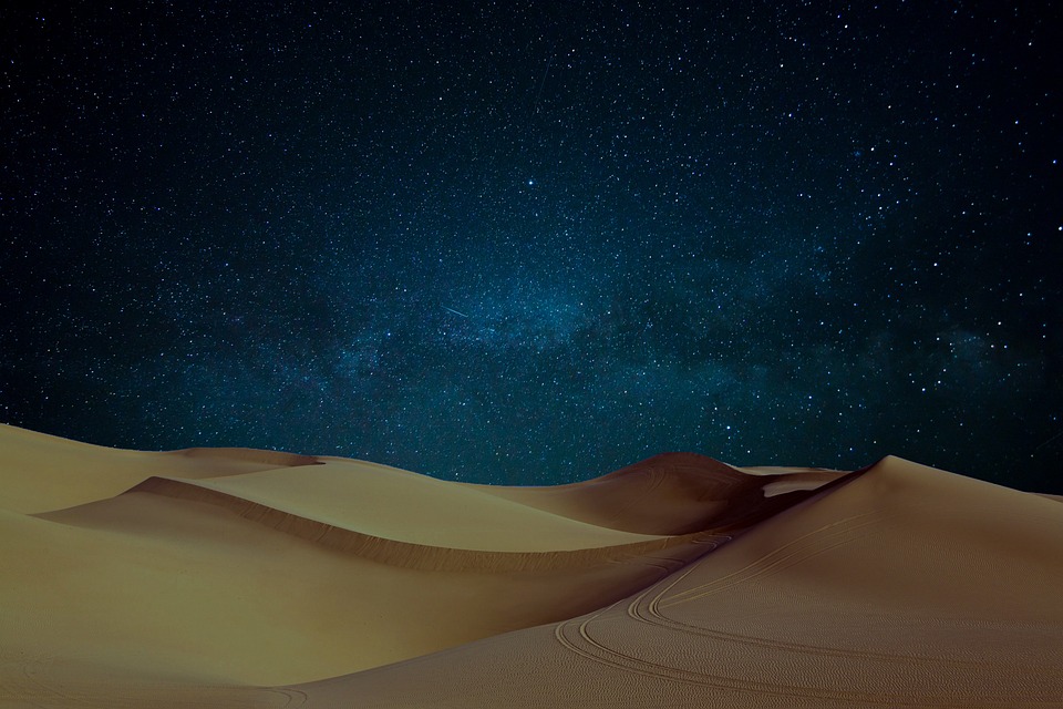 Desierto Noche Estrellada - Foto gratis en Pixabay